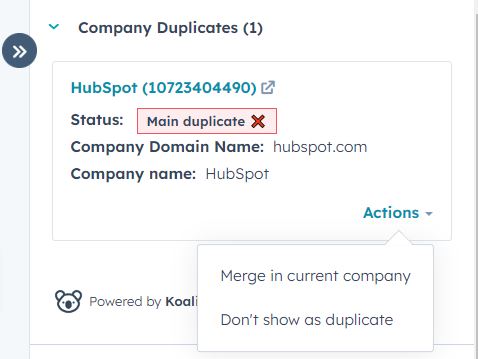 Koalify - HubSpot deduplication made easy